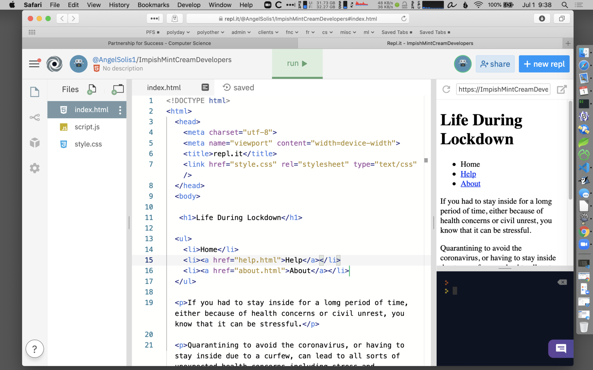 hybridclassroom.com | The classroom, the Internet, and Computer Science